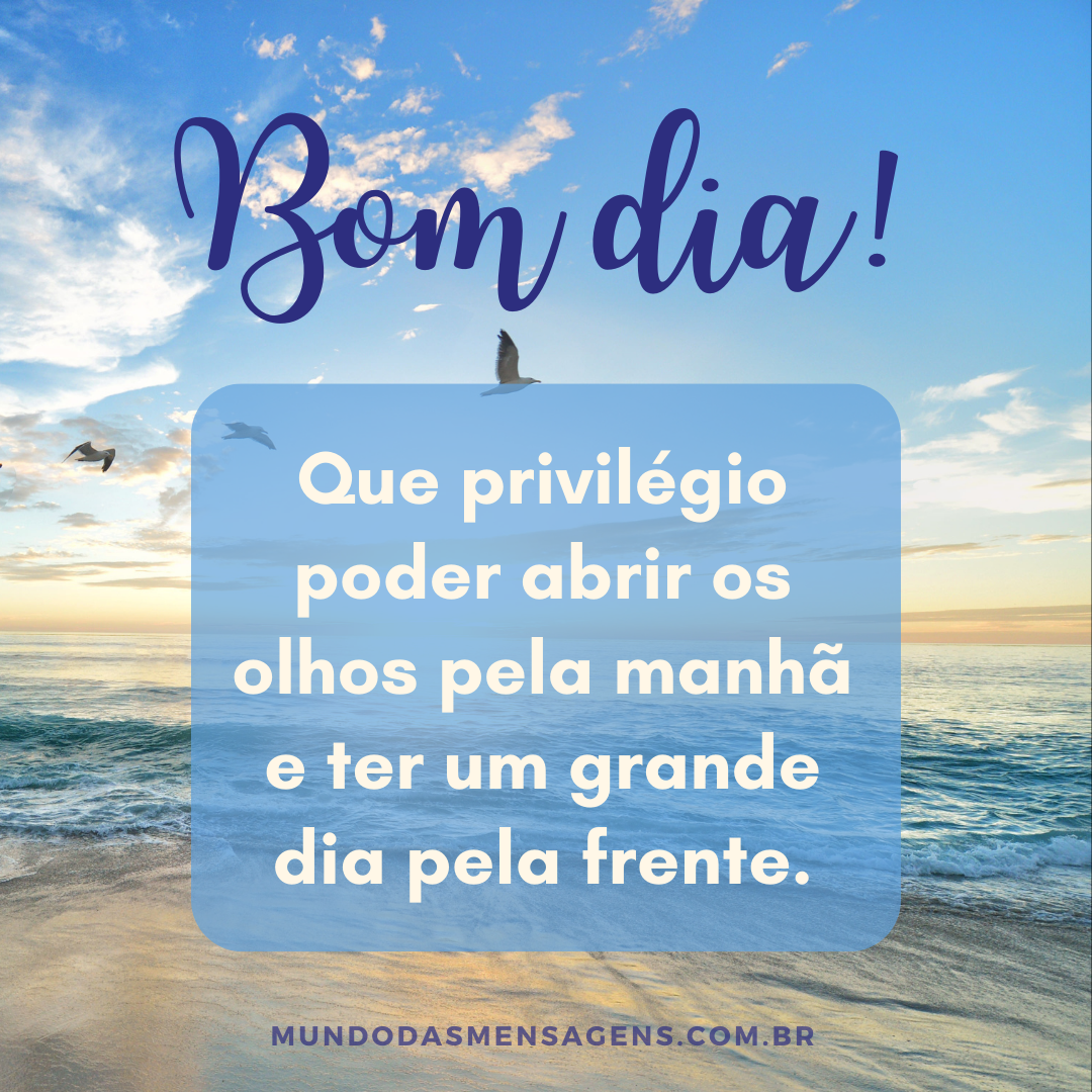 Tenha um grande dia! – Mundo das Mensagens